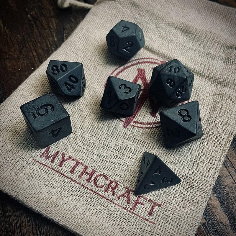 Black Dice Set - Etsy