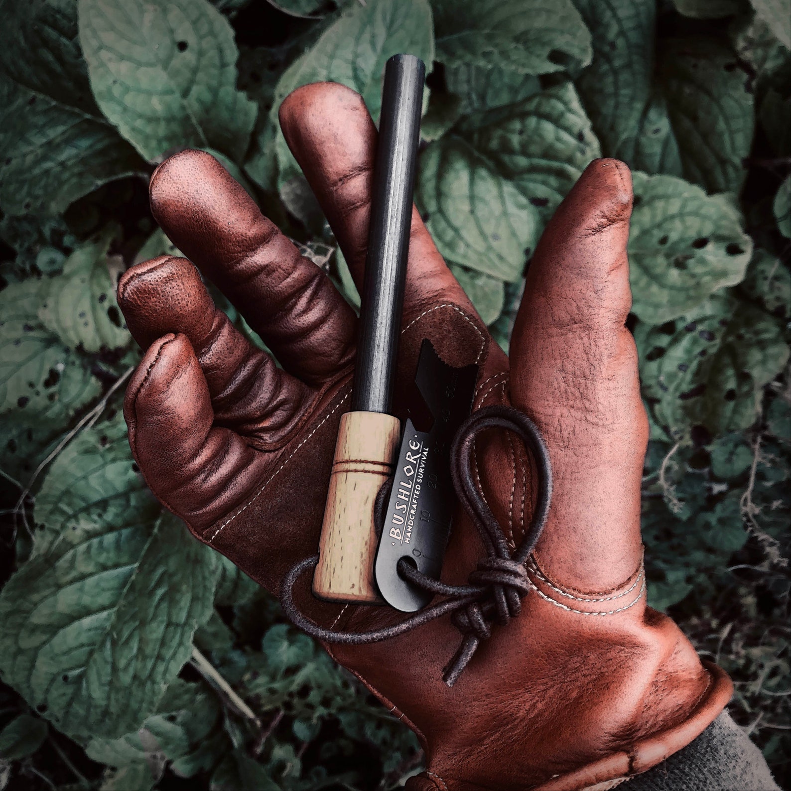 Ferro Rod Fire Steel Ferrocerium Wood Handle Firesteel | Etsy