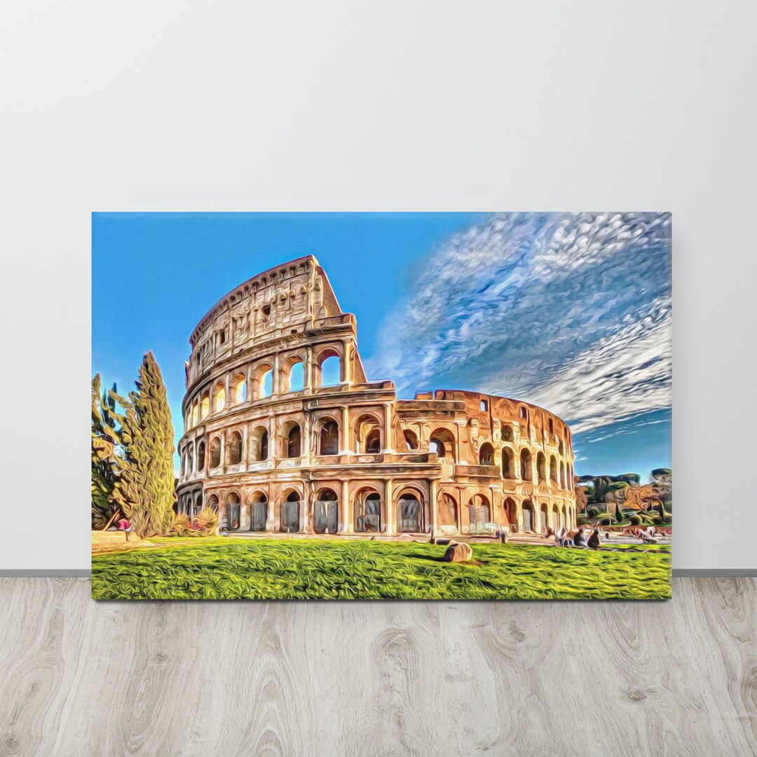 Colosseum, Rome, Italy Canvas Print, Available in 4 Sizes, Original ...