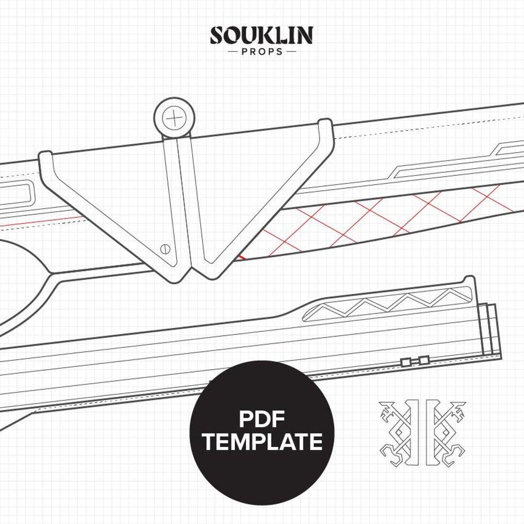 Arcane S1 - Caitlyn's Rifle - PROP BLUEPRINT & PATTERN - Etsy
