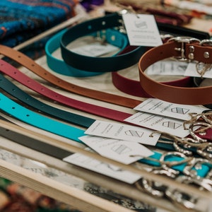 Chicago Collar / Vegan Leather Alternative Dog Collar/ - Etsy