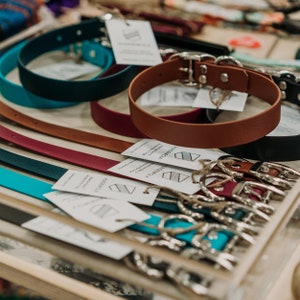 Chicago Collar / Vegan Leather Alternative Dog Collar/ - Etsy