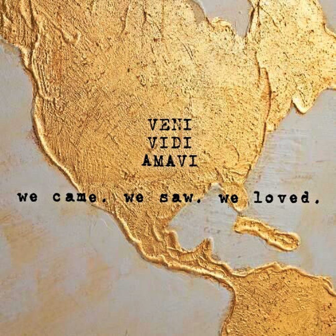 VENI VIDI AMAVI. Vinimos vimos amamos. Impresión - Etsy España