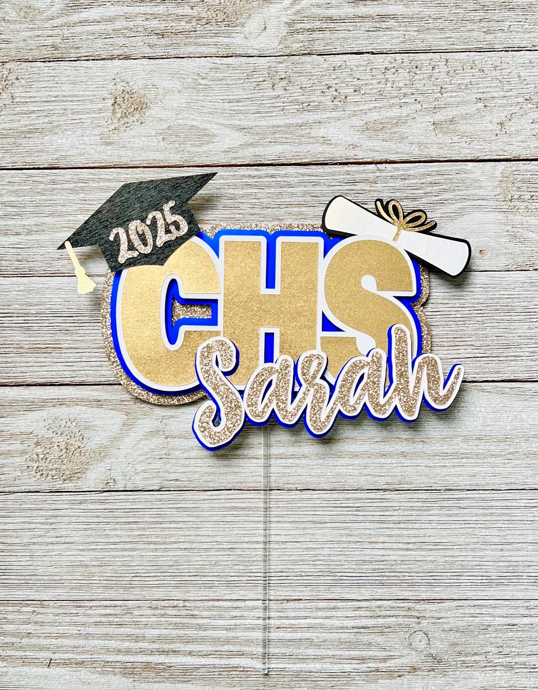 Custom 3D Graduation Cake Topper, Centerpiece, Keepsake Item, Party ...