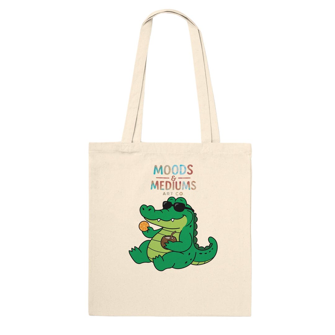 Florida Beach Gator Hand Drawn Nature Alligator Coastal Vector Art ...