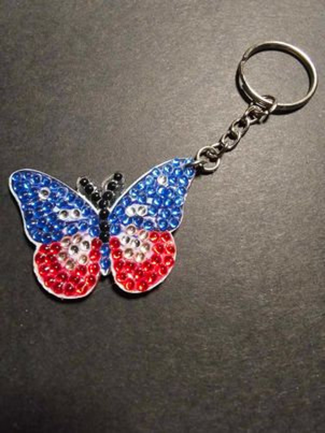 Butterfly Diamond Art Keychains - Etsy