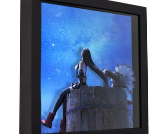 Kingdom Hearts 3D Shadow Box for Gamers Handmade Wall Art Unique Gaming ...