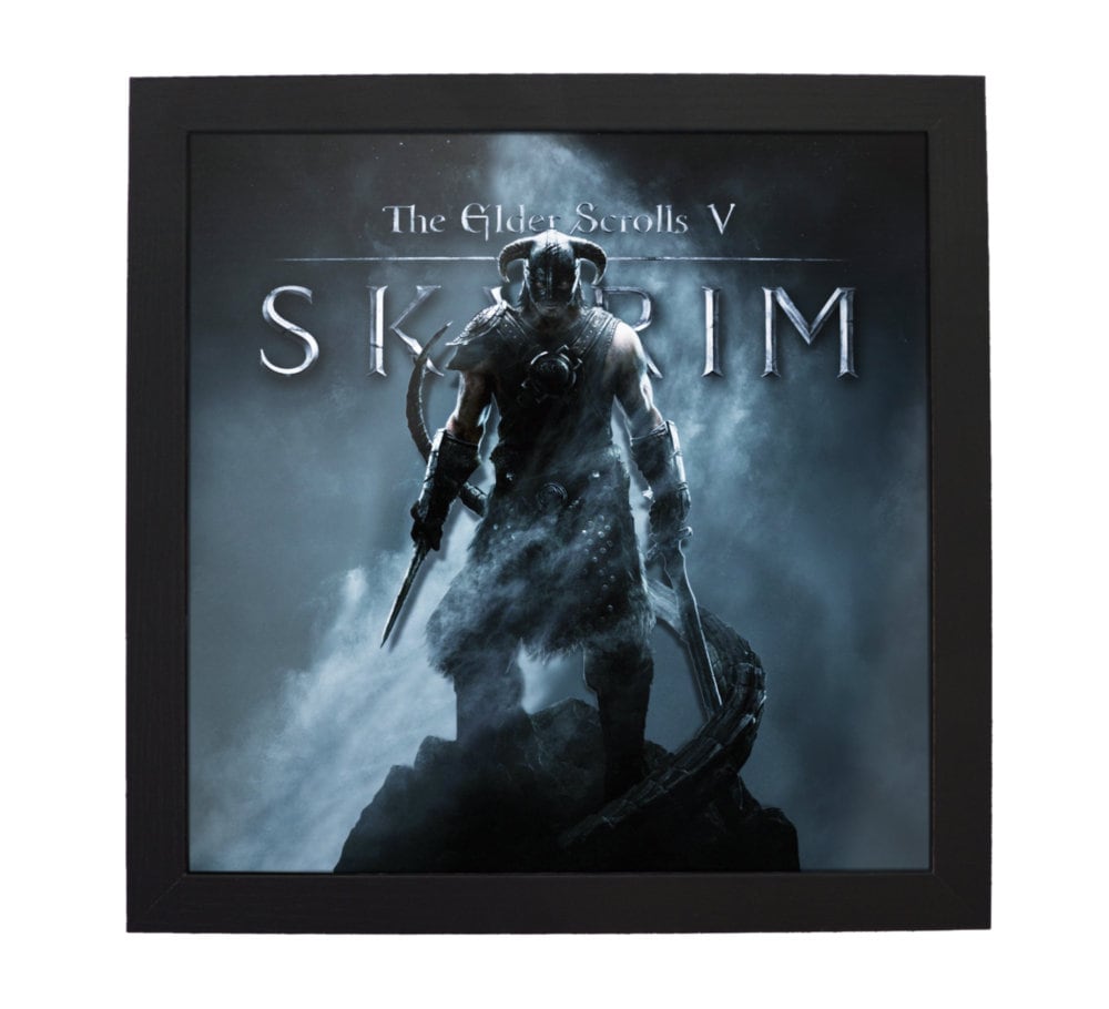 The Elder Scrolls V: Skyrim 3D Shadow Box 9 X | Etsy