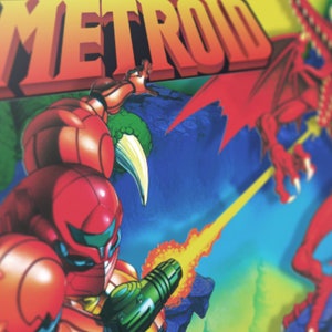 Super Metroid cover Art 3D Shadow Box for Gamers Handmade Wall Art ...