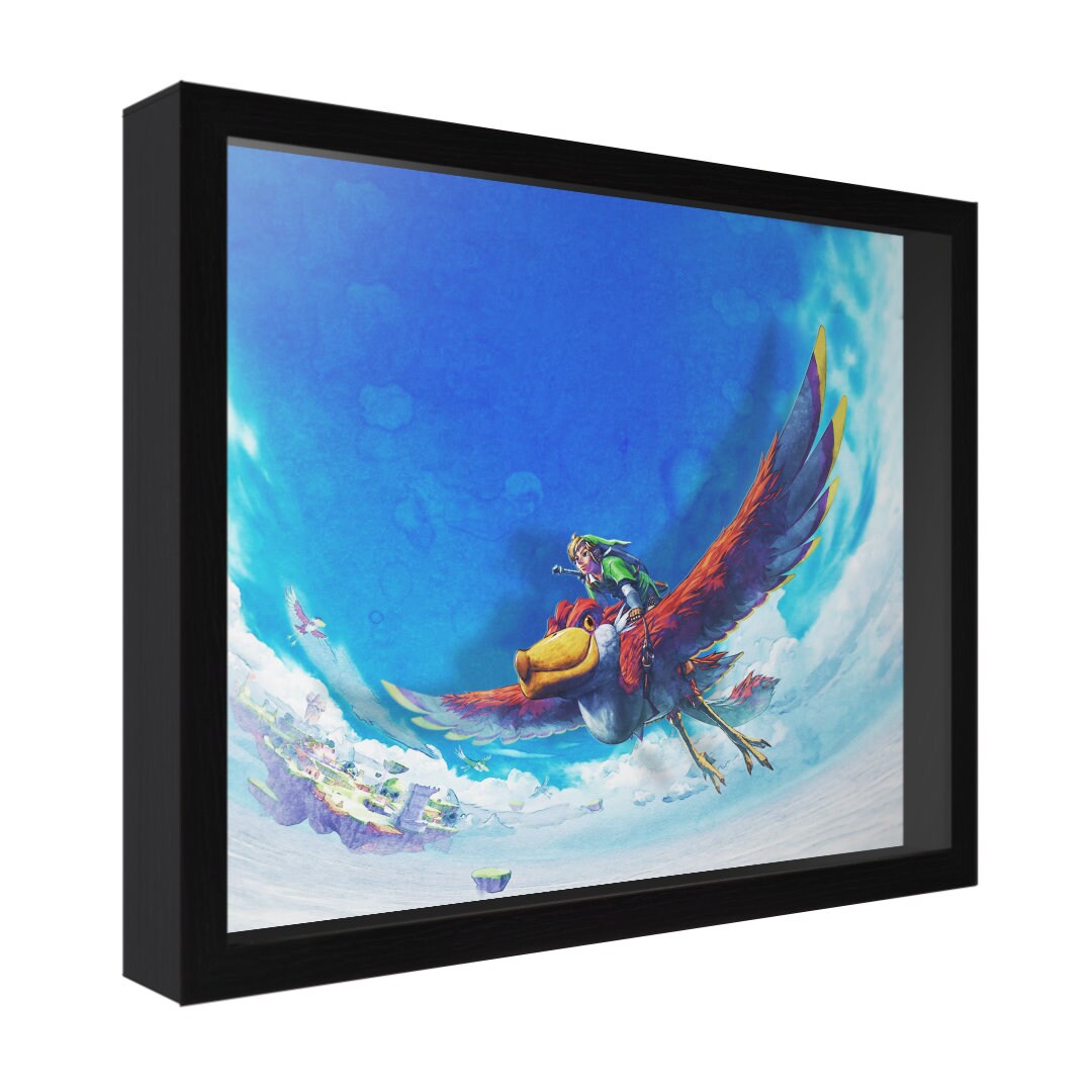 The Legend of Zelda: Skyward Sword - 3D Shadow Box for Gamers ...