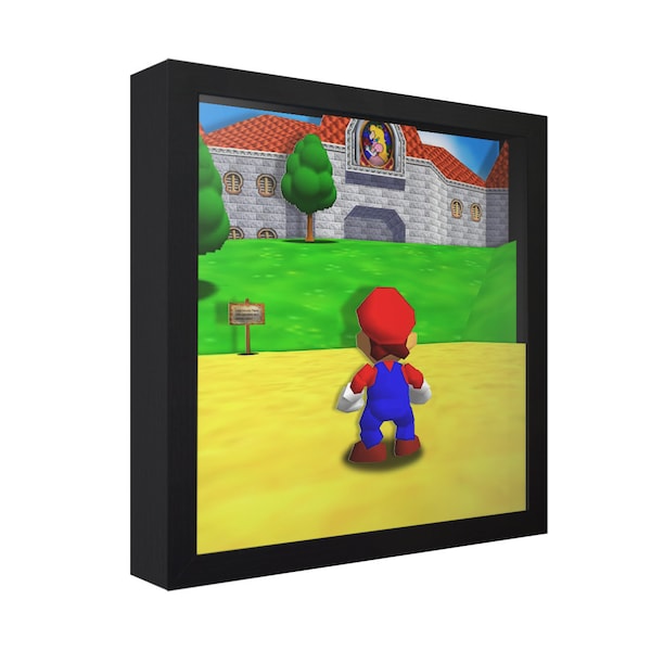 Mario Shadow Box - Etsy