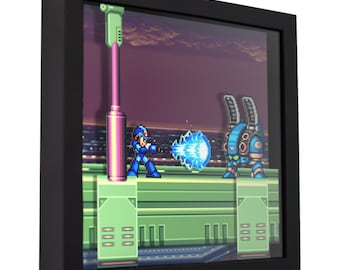 Kingdom Hearts 3D Shadow Box for Gamers Handmade Wall Art Unique Gaming ...