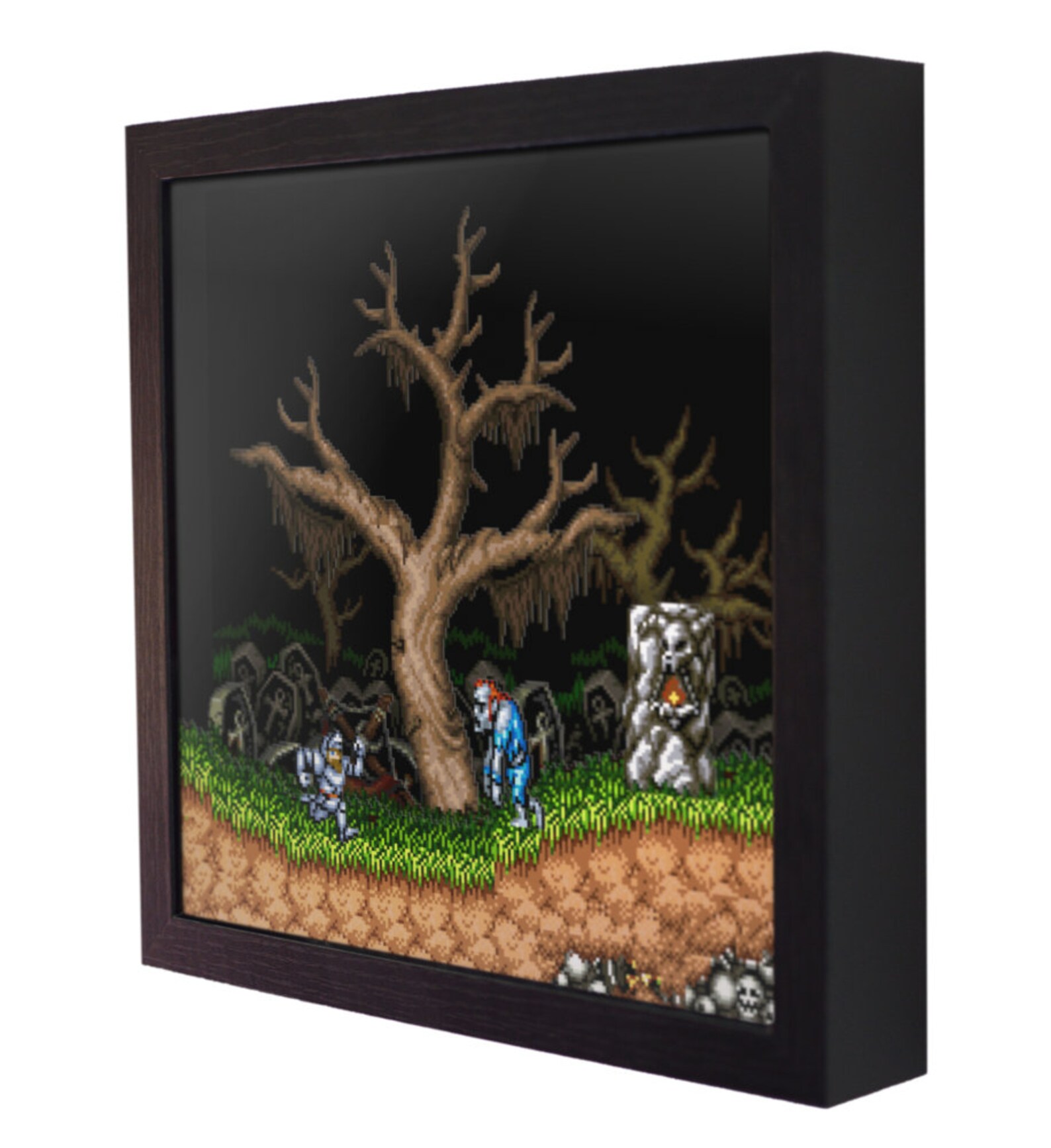 Super Ghouls 'n Ghosts 3D Shadow Box for Gamers - Etsy