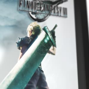 Final Fantasy VII (cover Art) - 3D Shadow Box for Gamers | Handmade ...