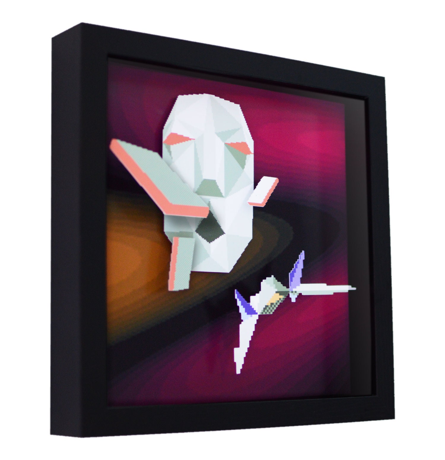 Star Fox andross Battle 3D Shadow Box for Gamers - Etsy