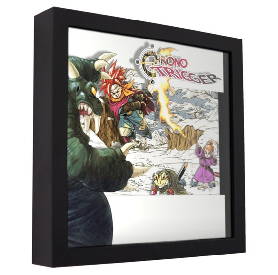 Chrono Trigger Cover Art 3D Shadow Box 9 x 9 | Etsy