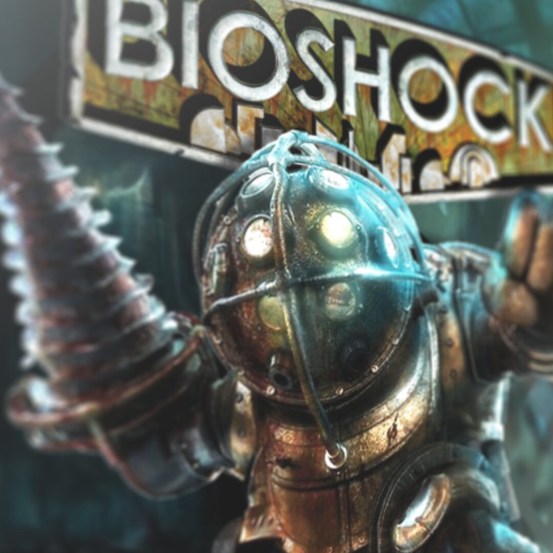 Bioshock cover Art 3D Shadow Box for Gamers Handmade - Etsy