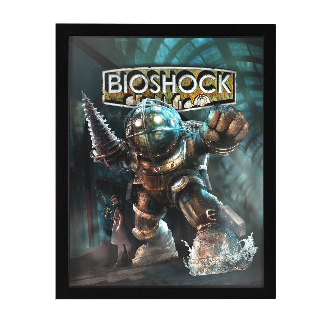 Bioshock cover Art 3D Shadow Box for Gamers Handmade - Etsy