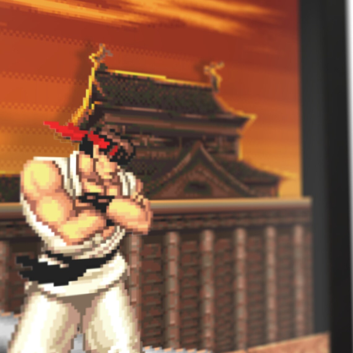 Super Street Fighter 2 Ryu Victory Pose Shadow Box 3D 9 - Etsy France