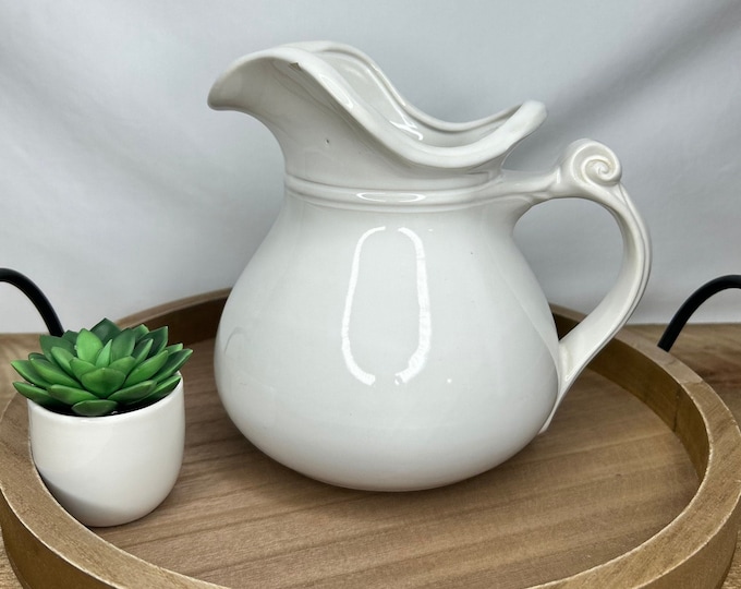 Vintage Mccoy Pottery Pitcher 7515 - Etsy