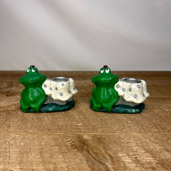 Frog Candlestick - Etsy