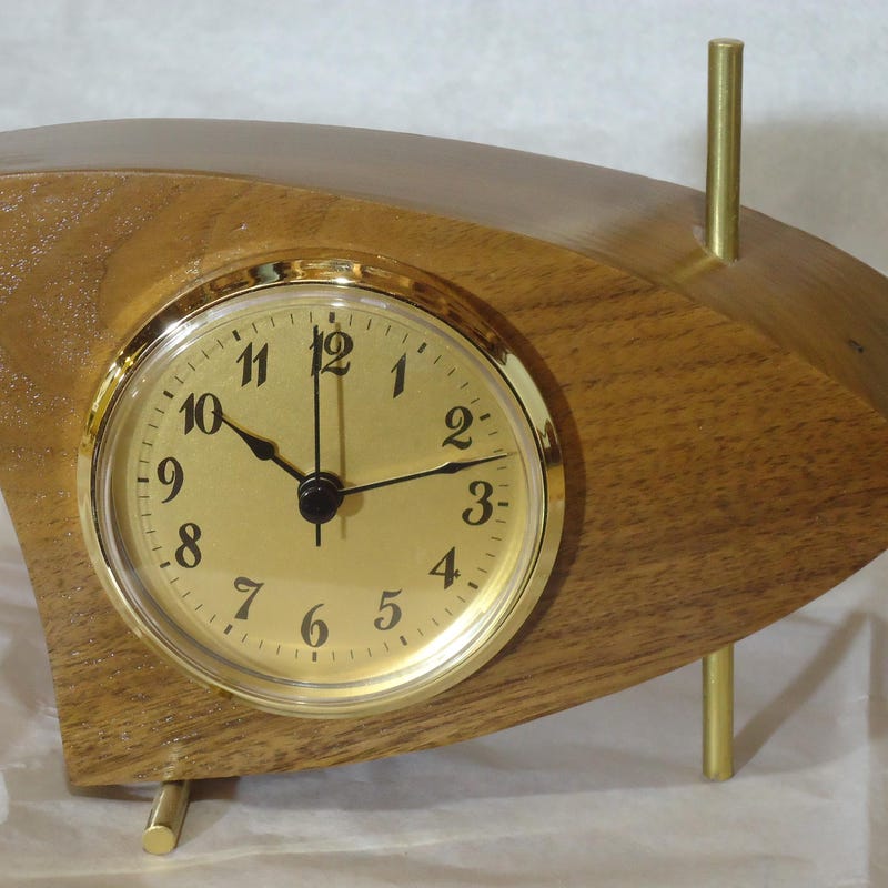 Mcm Desk Clock - Etsy
