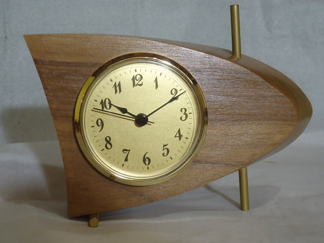 Mid Century Modern Boomerang Clock - Etsy