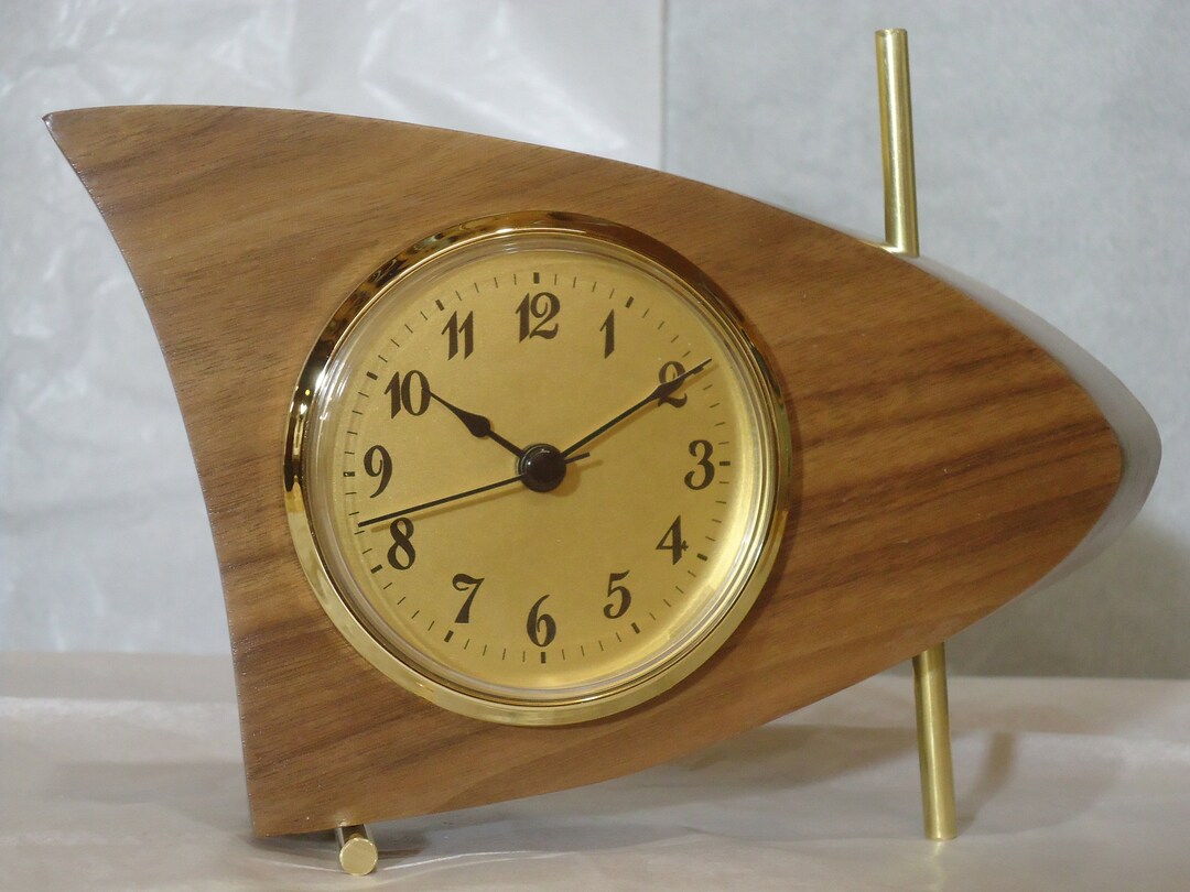 Mid Century Modern Boomerang Clock - Etsy