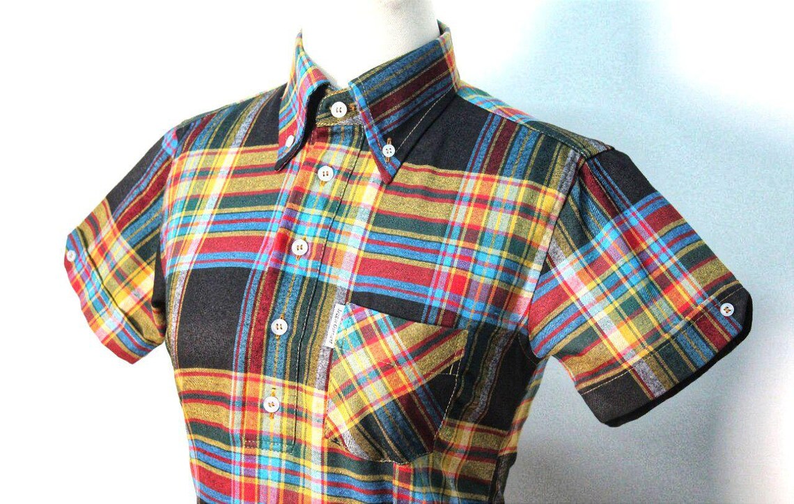 Jeggae Dress *milton* Skingirl/mod Girl/reggae Girl Button Down! - Etsy