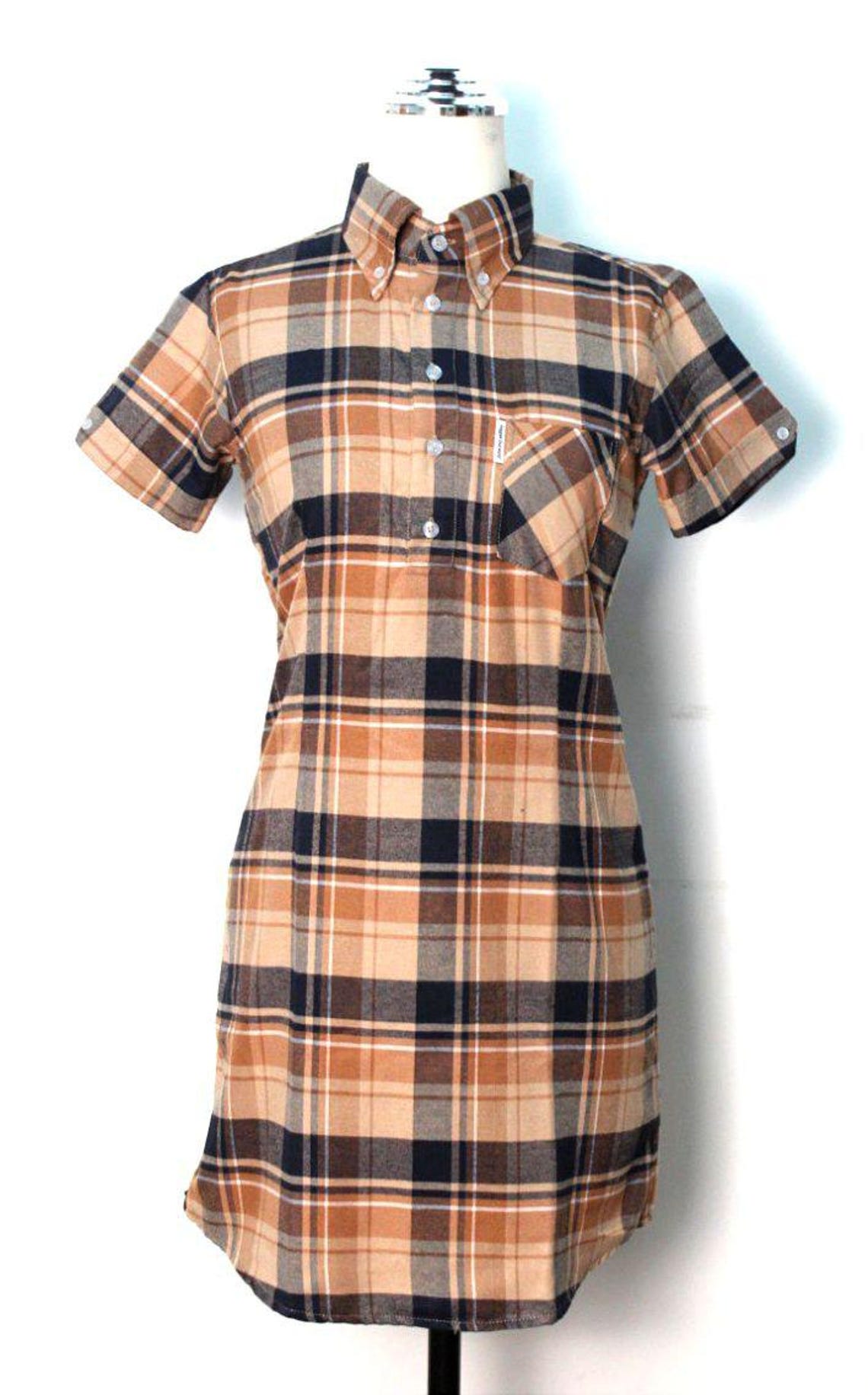 Jeggae Dress *lucia* Skingirl/mod Girl/reggae Girl Button Down! - Etsy