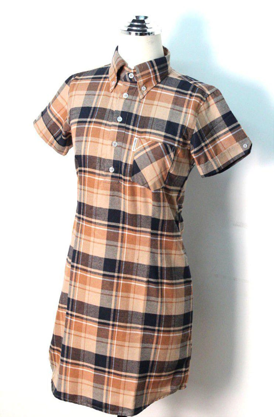 Jeggae Dress lucia Skingirl/mod Girl/reggae Girl Button Down - Etsy