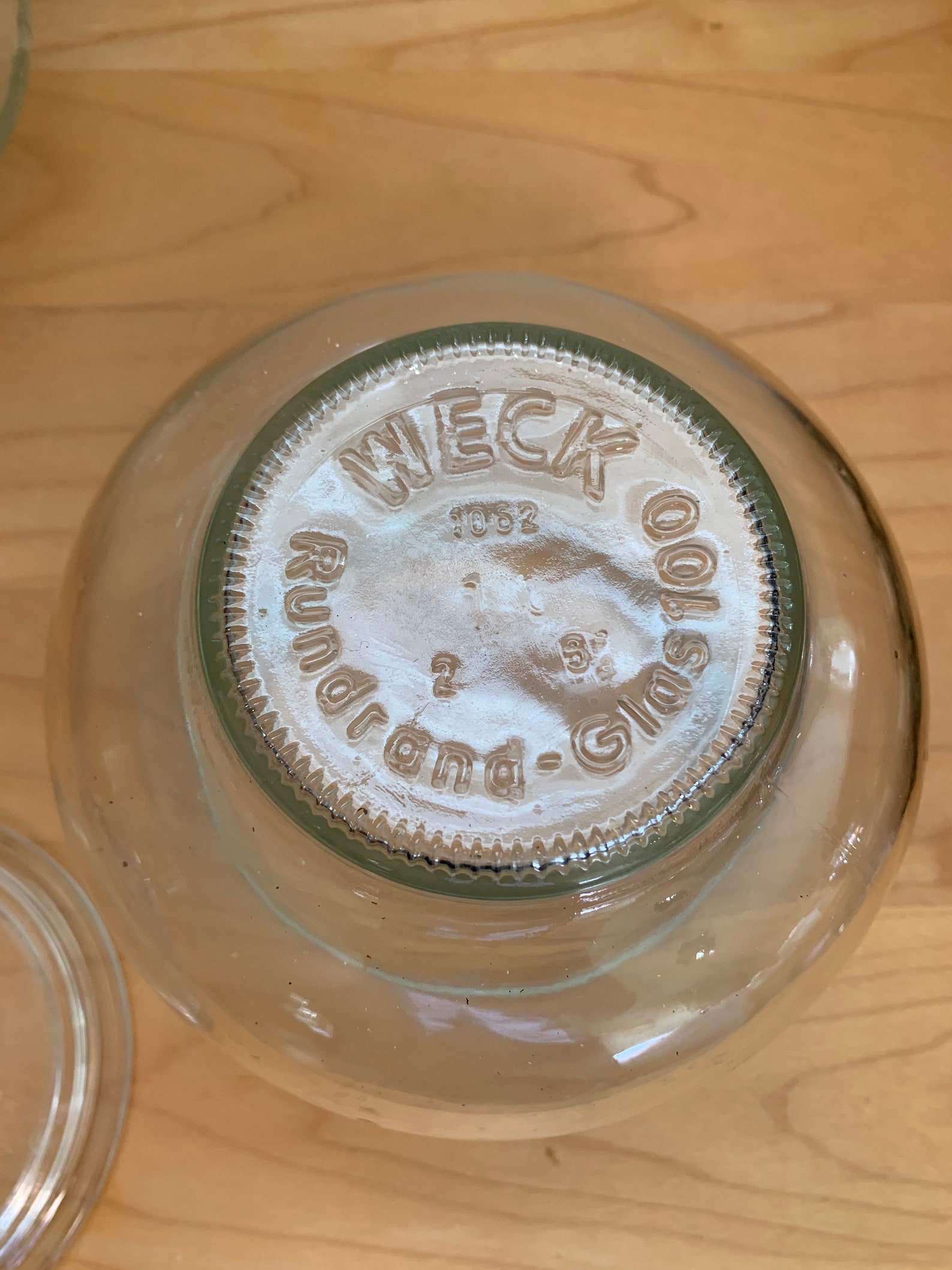 Weck's Vintage Glass Canning Jar Rundrand Glas-100 | Etsy