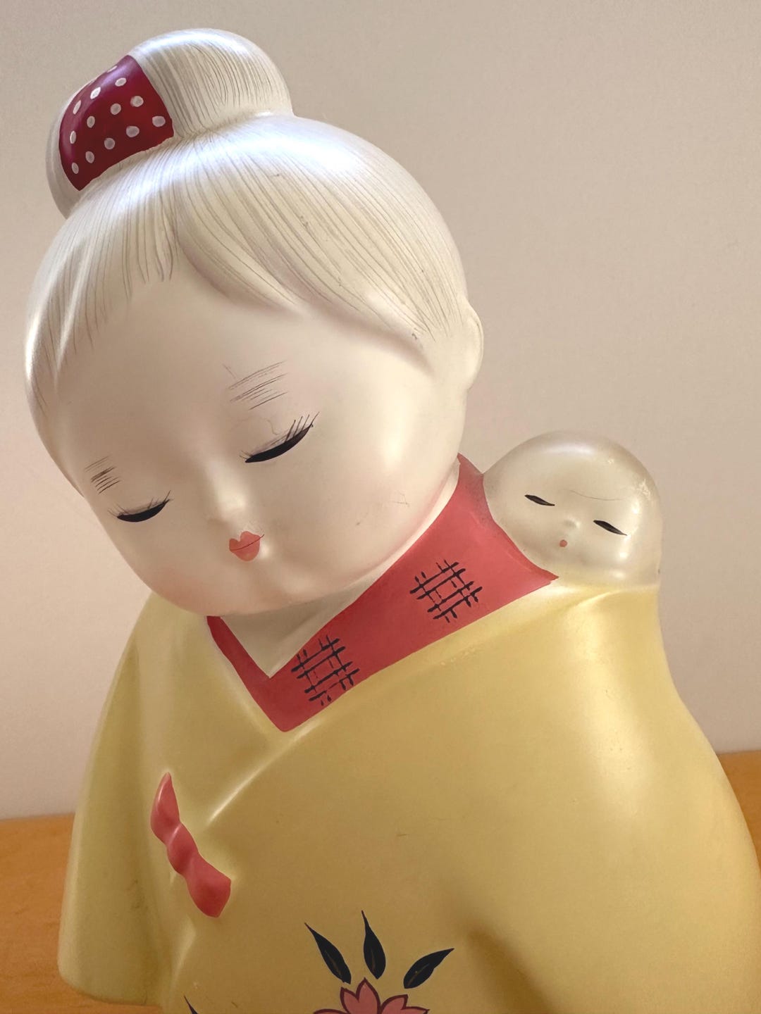 1980's Hakata Geisha Carrying Baby Vintage Japanese Ceramic Doll - Etsy