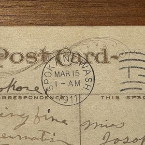 Postcard Coeur D'alene Park Spokane Washington Posted 1911 Color Scene ...