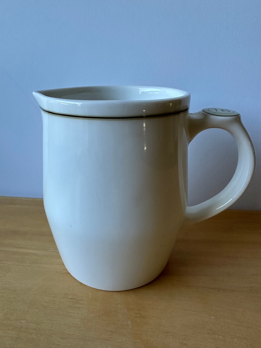 Starbucks Coffee 16 Oz White Milk Frother Creamer Pitcher Jug 2008 - Etsy