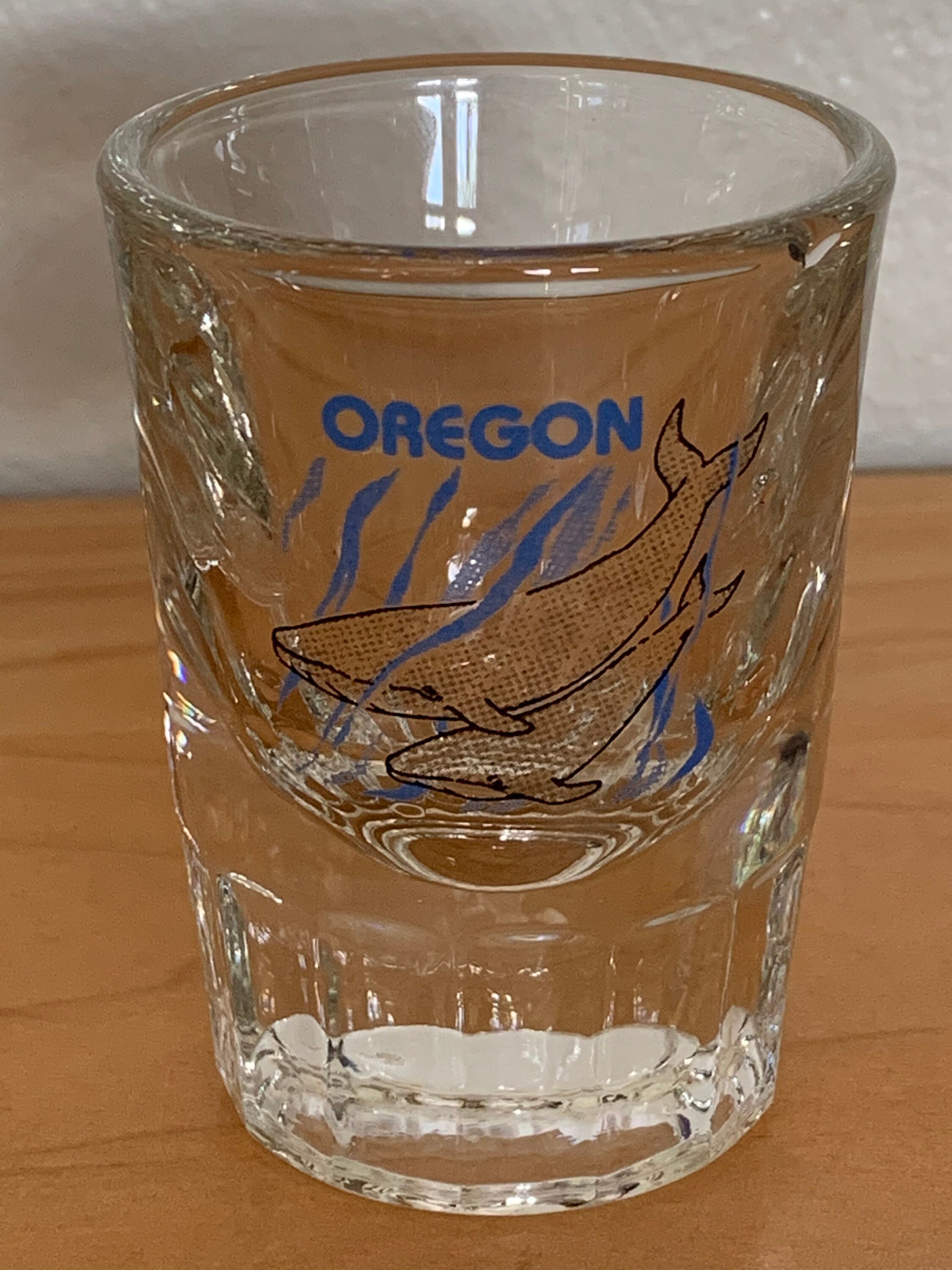 Oregon Souvenir Whale Heavy Shot Glass - Etsy