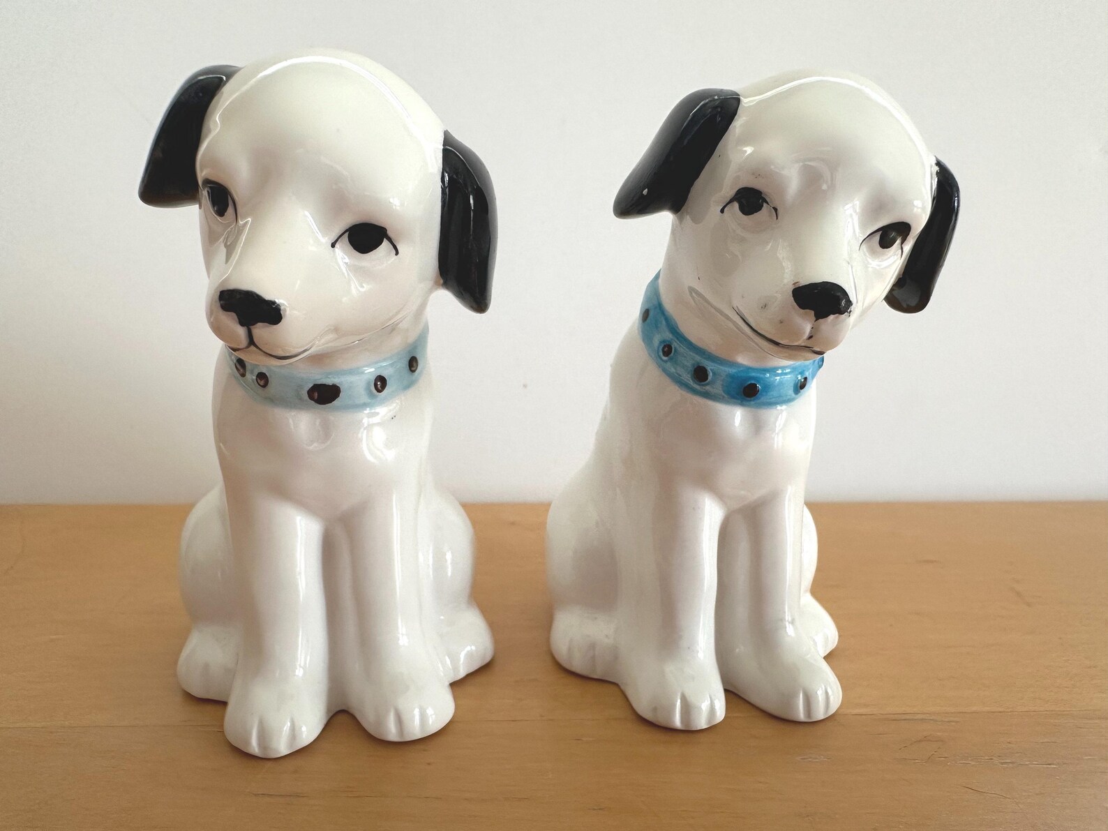 RCA Nipper Vintage Salt and Pepper Shakers Rare Blue Collar Dog - Etsy