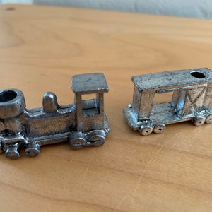 Metzke Miniature Happy Birthday Pewter Train in Birthday Tin - Etsy