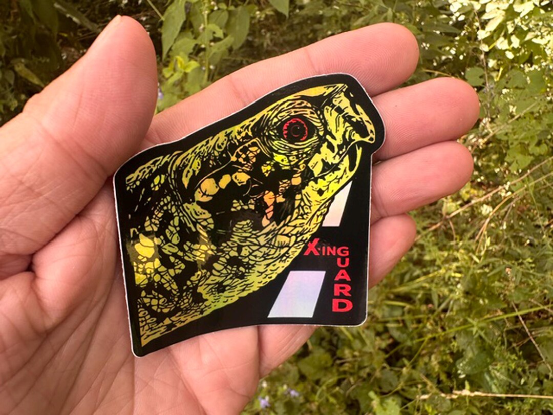 XING GUARD - Sticker - Holographic - Eastern Box Turtle - Herpetology ...