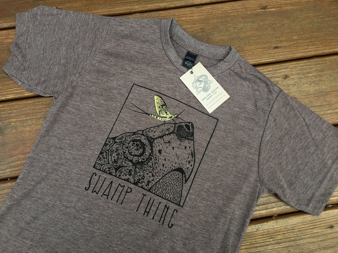 Swamp Thing T-shirt Alligator Snapping Turtle Mayfly Tri Blend Soft ...