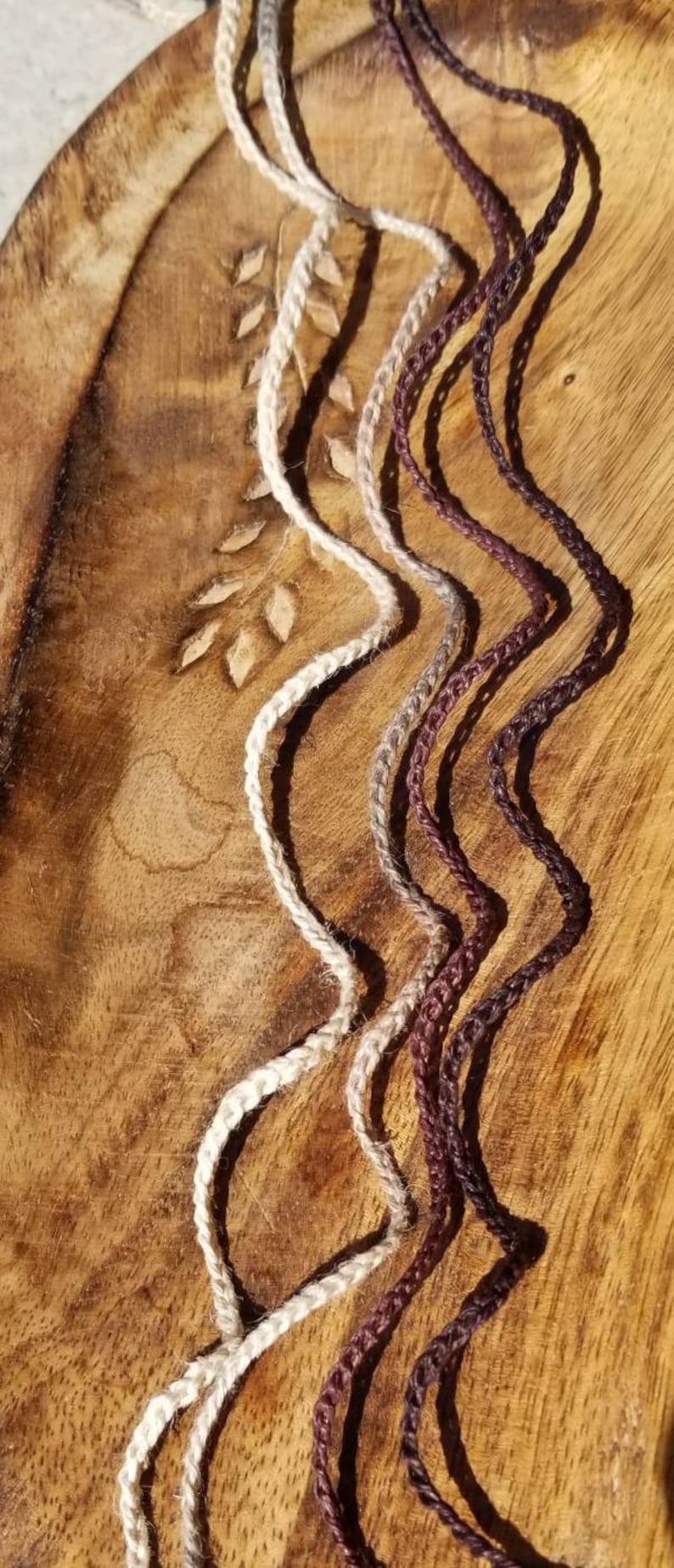 Hemp Crochet Chain Hemp Necklace Chain Hemp Chain Hemp - Etsy