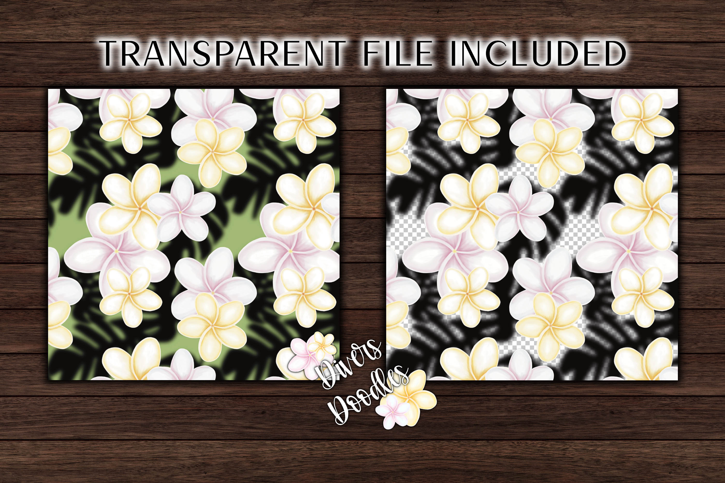 Hawaiian Digital Paper Tropical Seamless Pattern for Fabric - Etsy