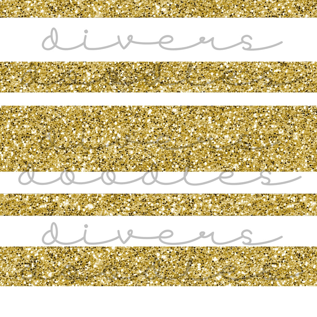 Gold Glitter Digital Paper, Seamless Pattern Digital Download, Stripe ...