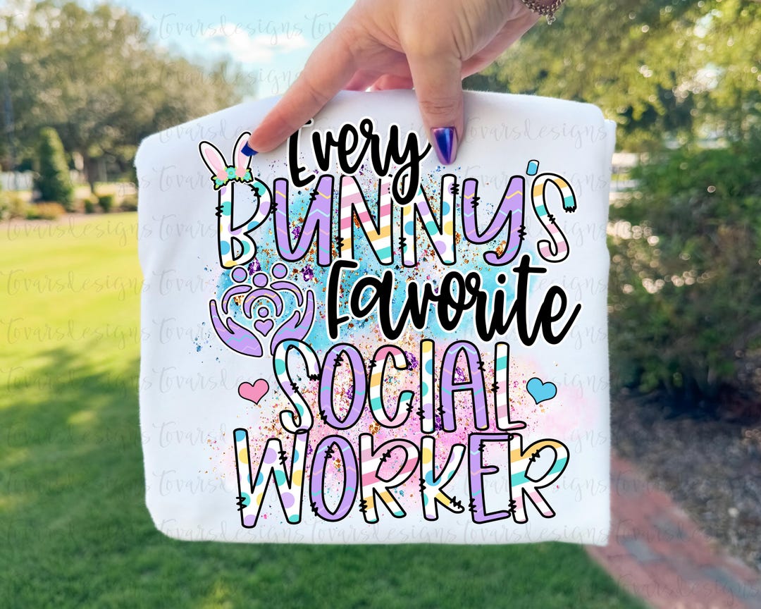 Easter Social Worker PNG • Bunny Social Worker • Cute Social Work ...
