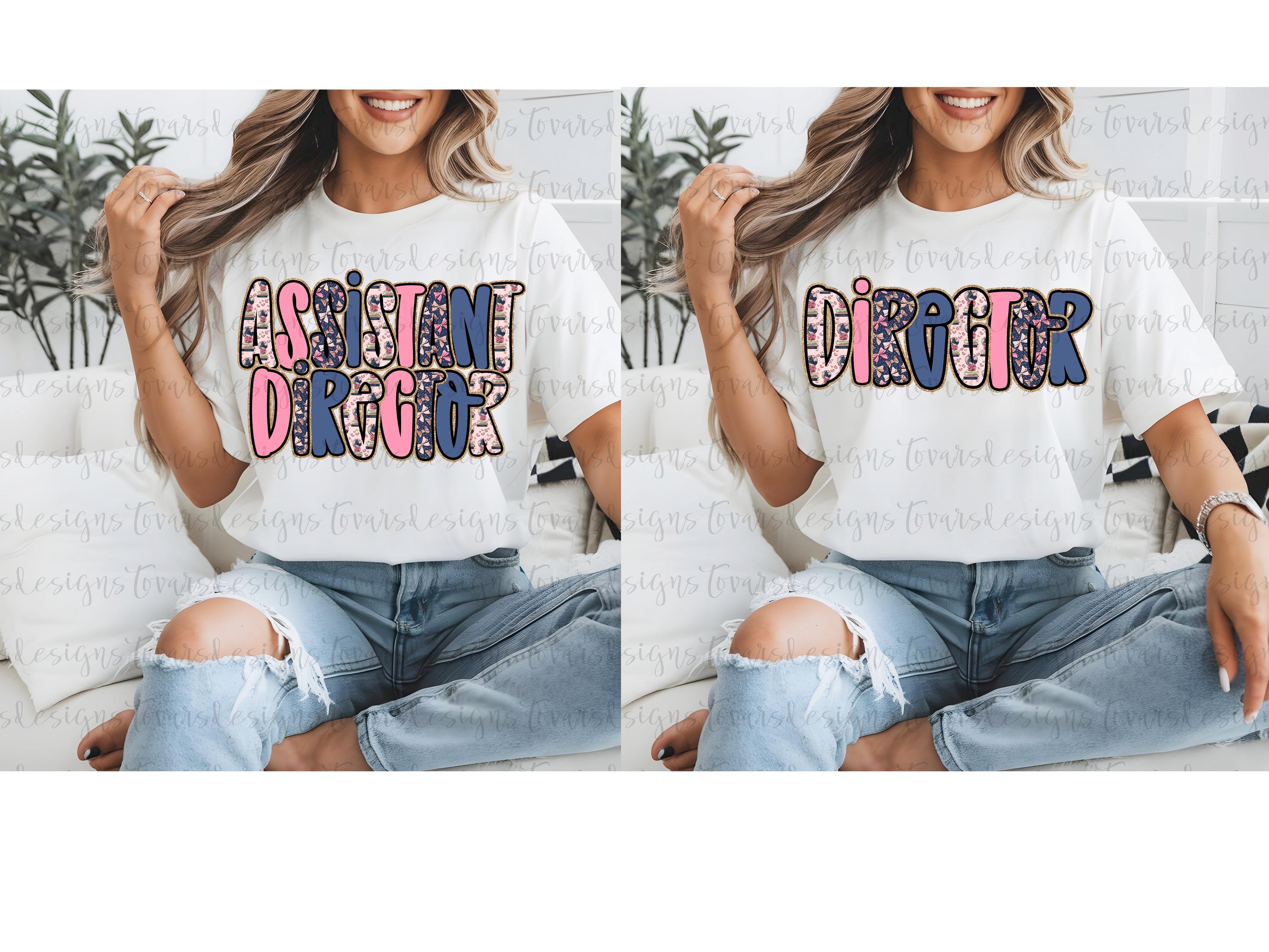 Director & Assistant Director PNG Files: T-shirt Design - Etsy