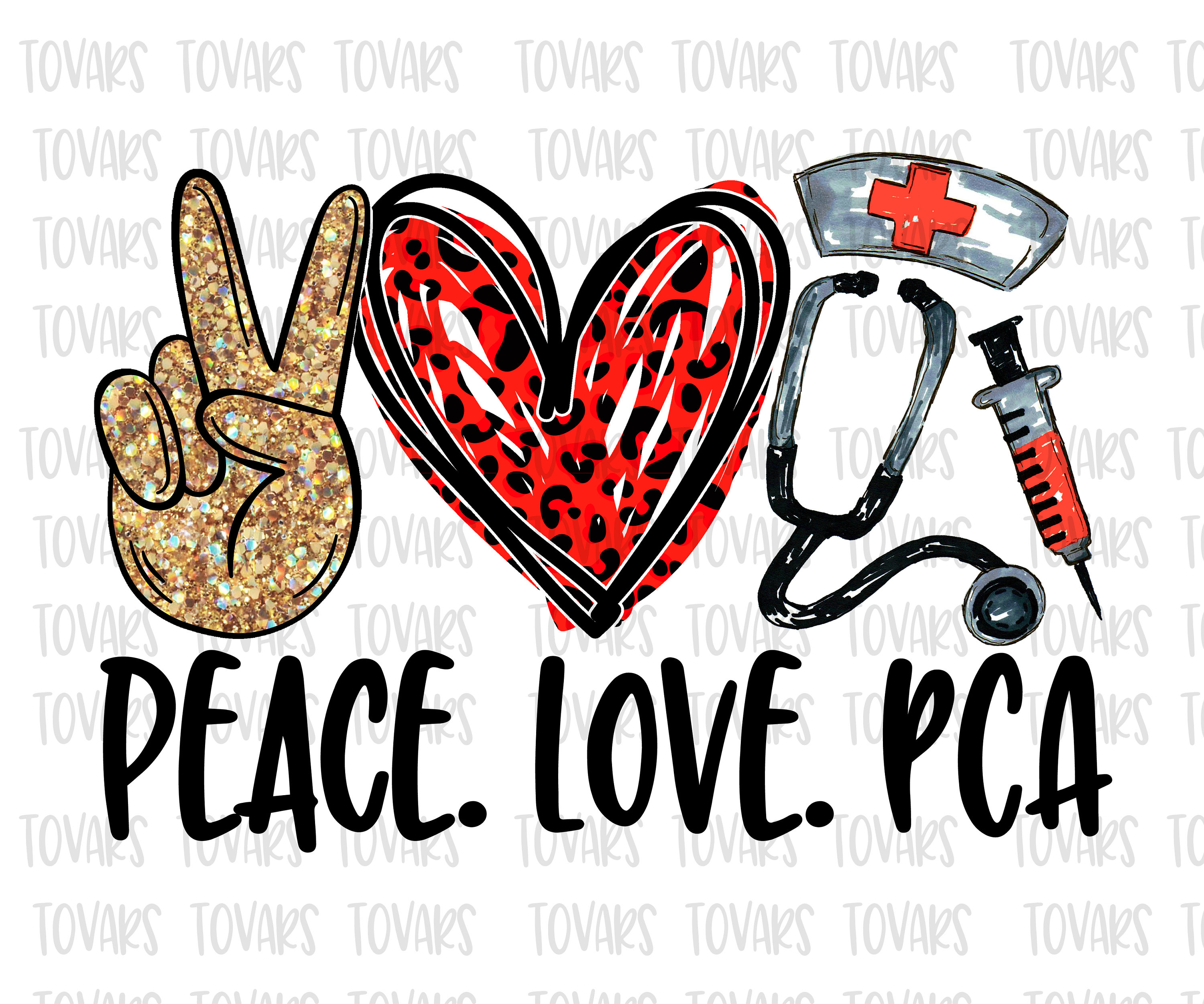 Peace Love Pca Svg - Etsy