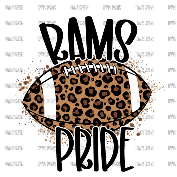Rams Pride Football rams Football png rams pride png | Etsy
