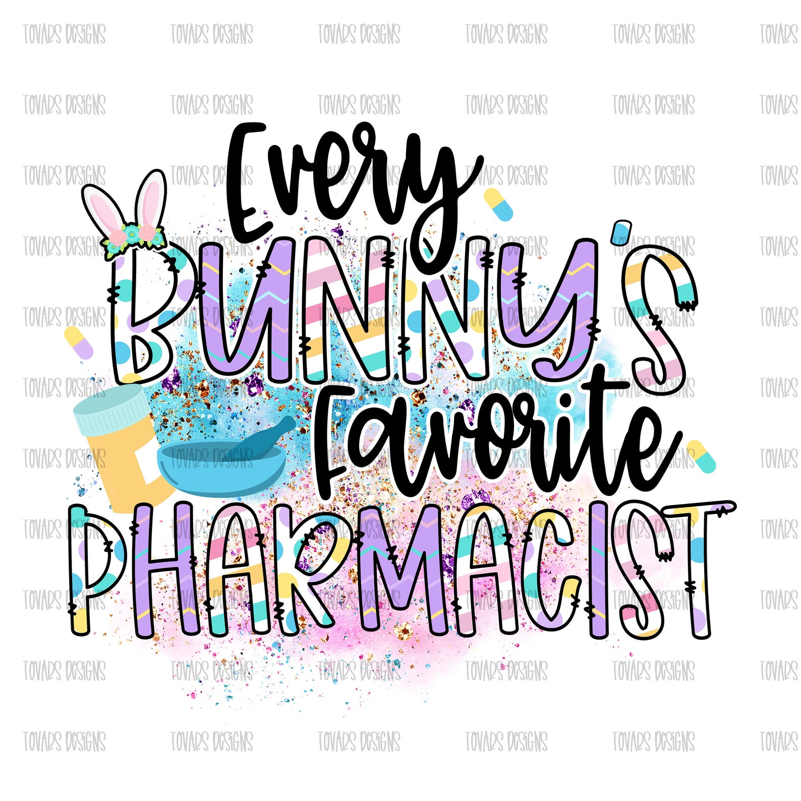 Easter Pharmacist Bunny PNG: Sublimation Design (digital Download) - Etsy