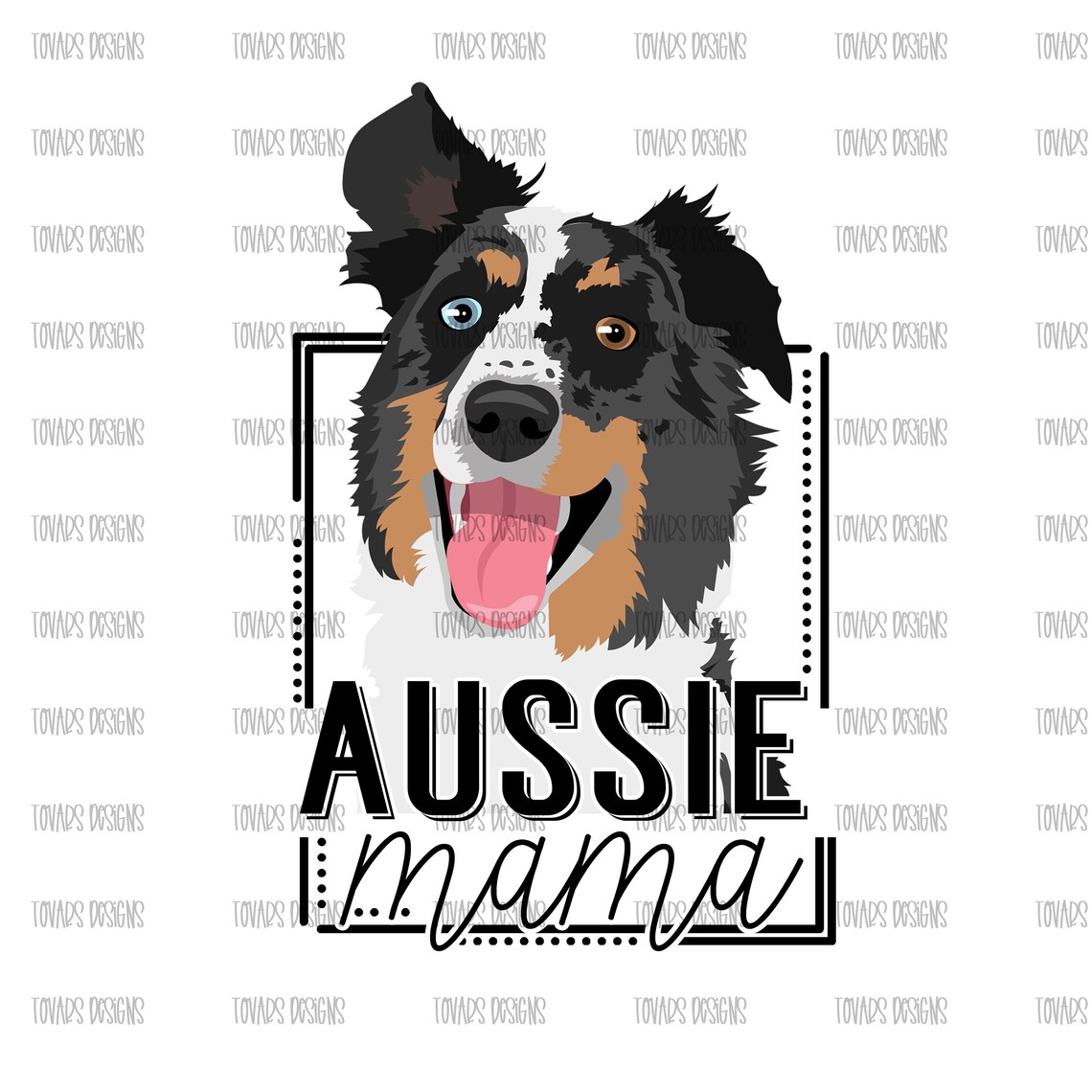 Aussie Mama Sublimation Download Aussie Dog PNG File Instant - Etsy