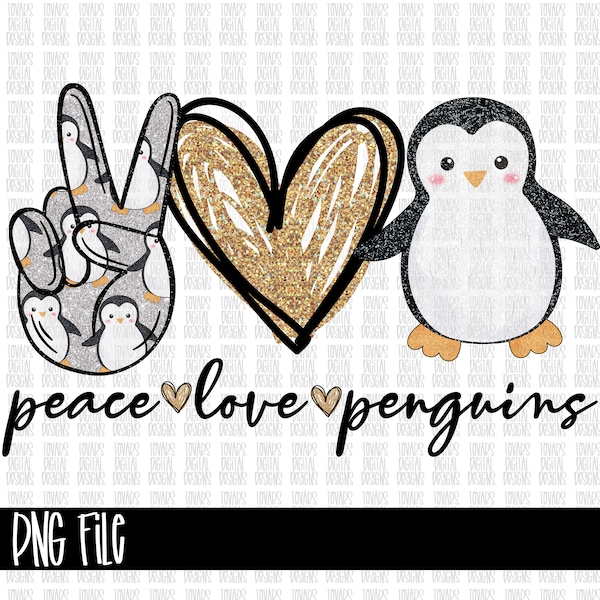 Love Penguin - Etsy